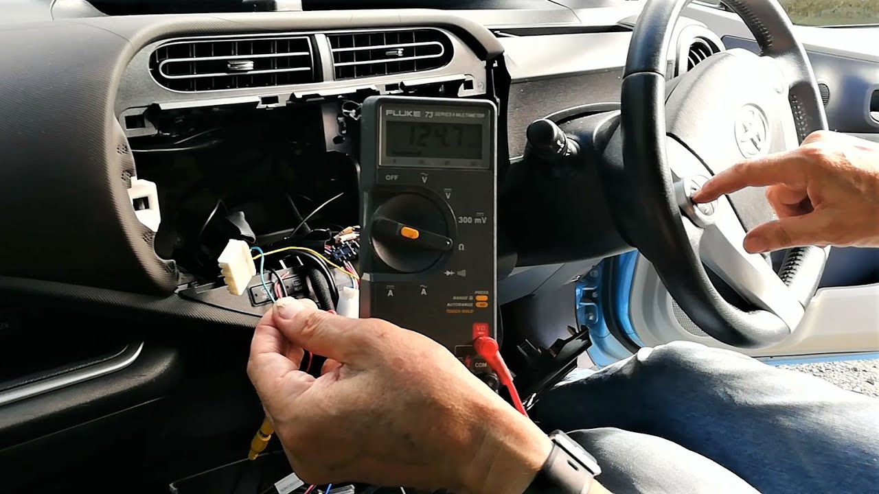 Toyota Aqua Prius C Head Unit Replacement - YouTube