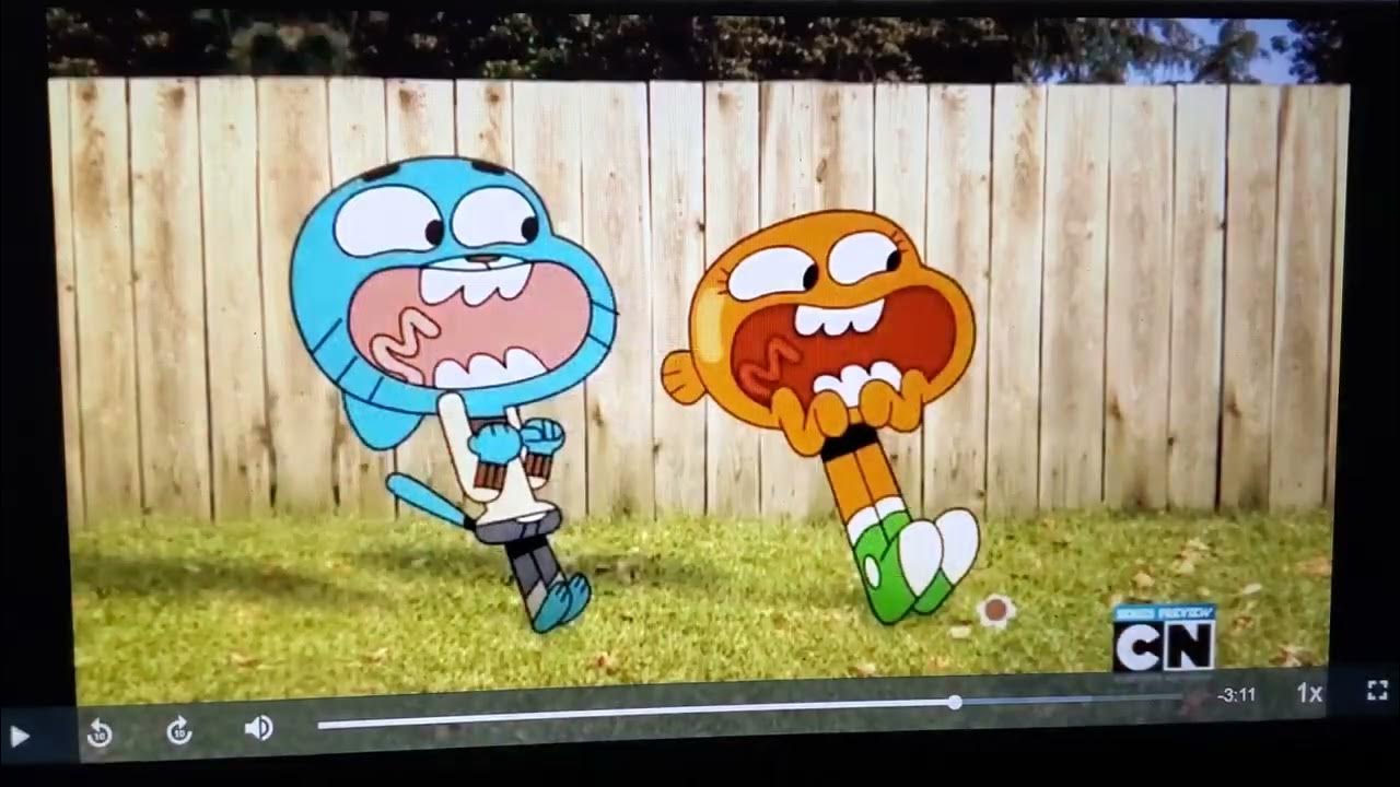 Gumball and Darwin's Reaction to Yin's Evil Eyes - YouTube