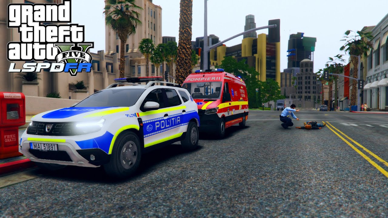 CEL MAI REALIST MOD? | POLITIA ROMANA | GTA 5 | LSPDFR | ROMANIA | Ep ...