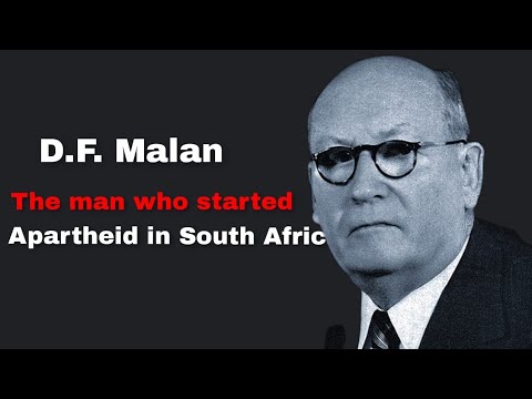 The Reason D.F Malan Started Apartheid In South Africa ( The Truth ...