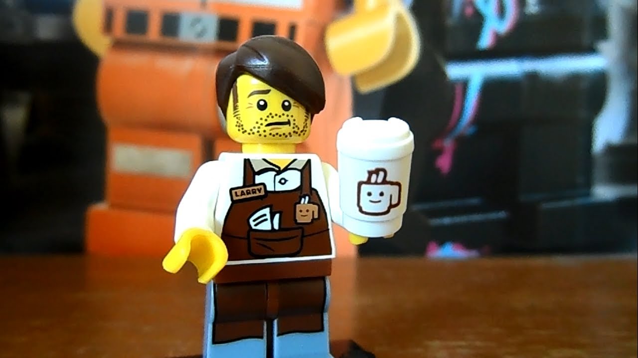 Review Lego Minifigure Series 12 - Larry the Barista (Coffee Guy) - YouTube