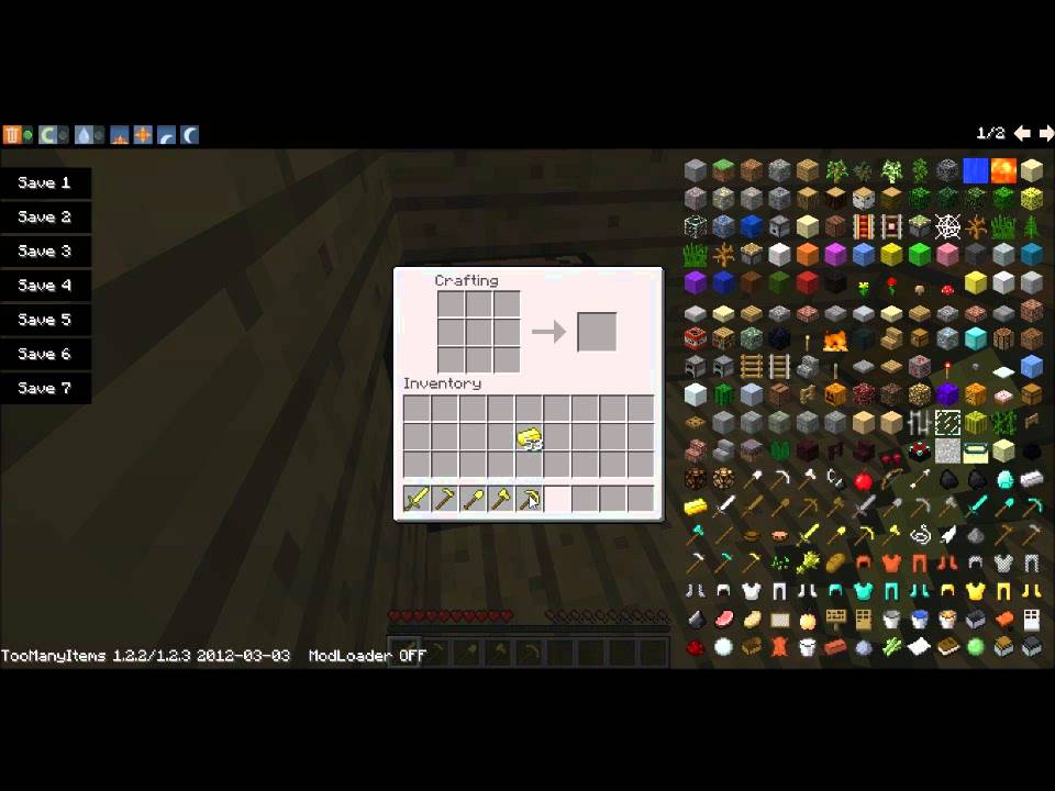 Minecraft- How To Make All Types Of Armor, Tools, Swords - YouTube