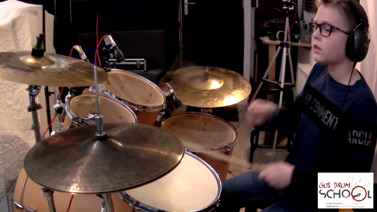 [GusDrumSchool] Maxence - Shell Shocked (Ninja Turtles soundtrack ...