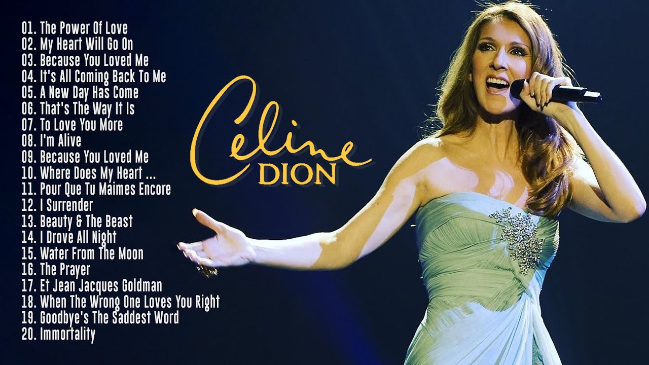Celine Dion Greatest Hits - Best Songs 2023 🎶 The Best Of Celine Dion ...