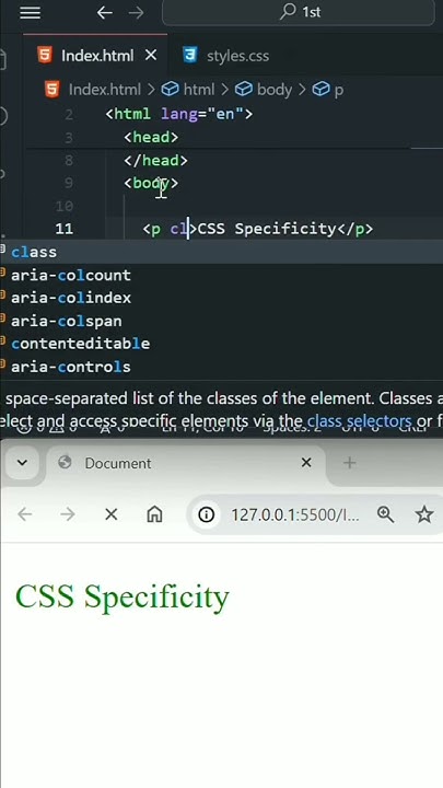 Css Specific Css Series Prat 6 Codingin17 Css Shorts Youtube