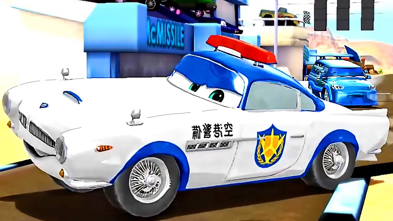 Police Finn - Cars 2: Fast as Lightning - YouTube