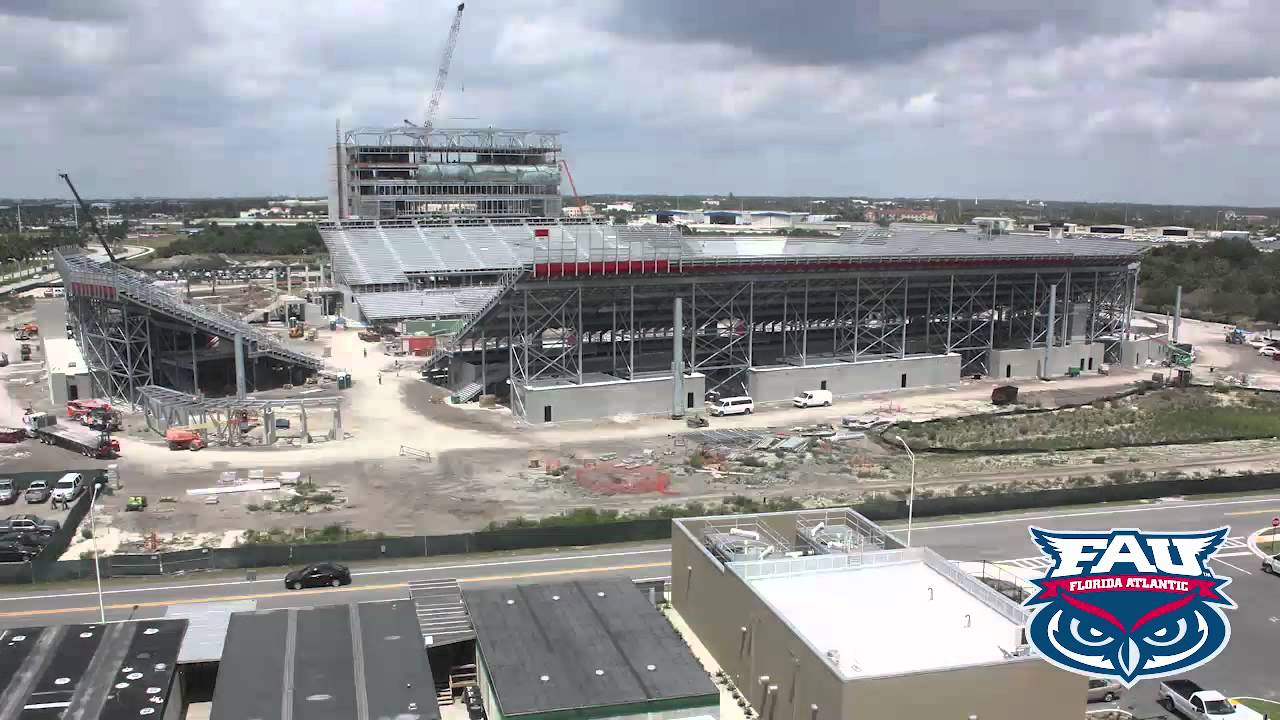 FAU Stadium Time-Lapse - October 4, 2011 - YouTube