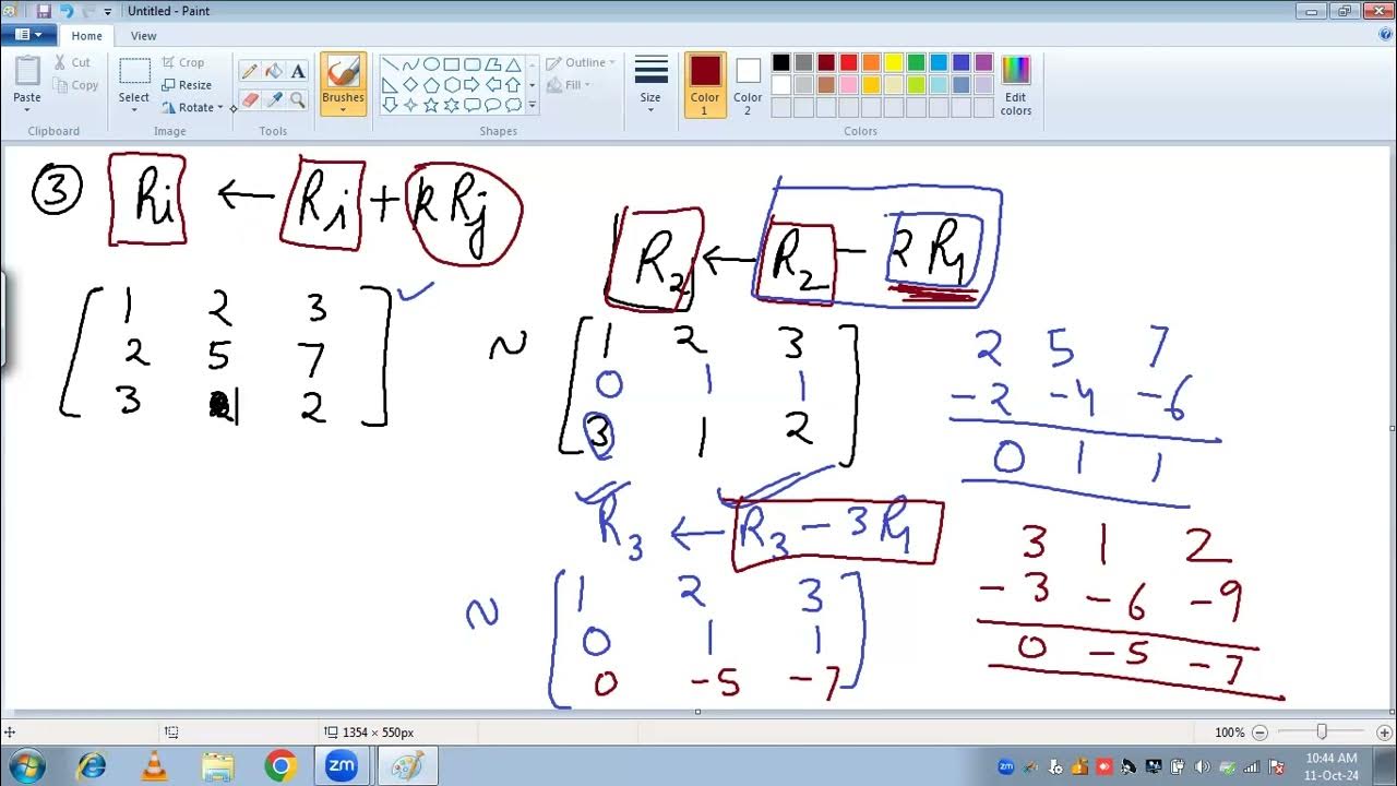 L1- Elementary row transformation and to find inverse using elementary row trans... ( Unit-1 ...