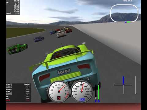 TORCS - The Open Racing Car Simulator - Chaos on F-Speedway (NASCAR ...