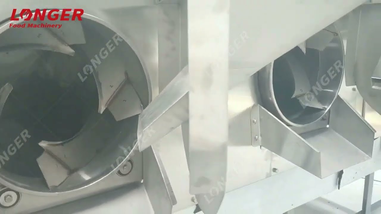 Rotary Drum Roaster/Nut Roasting Machine for Peanut, Cashew - YouTube