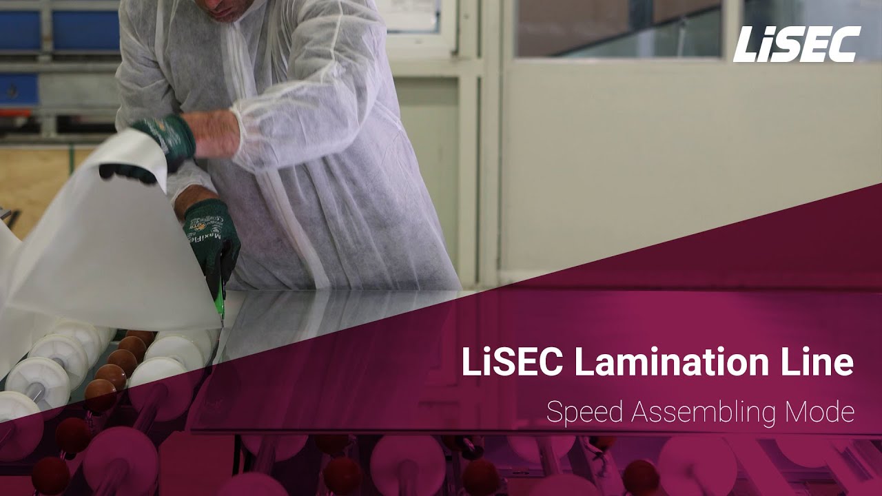 LiSEC Lamination Line - Speed Assembling Mode - YouTube