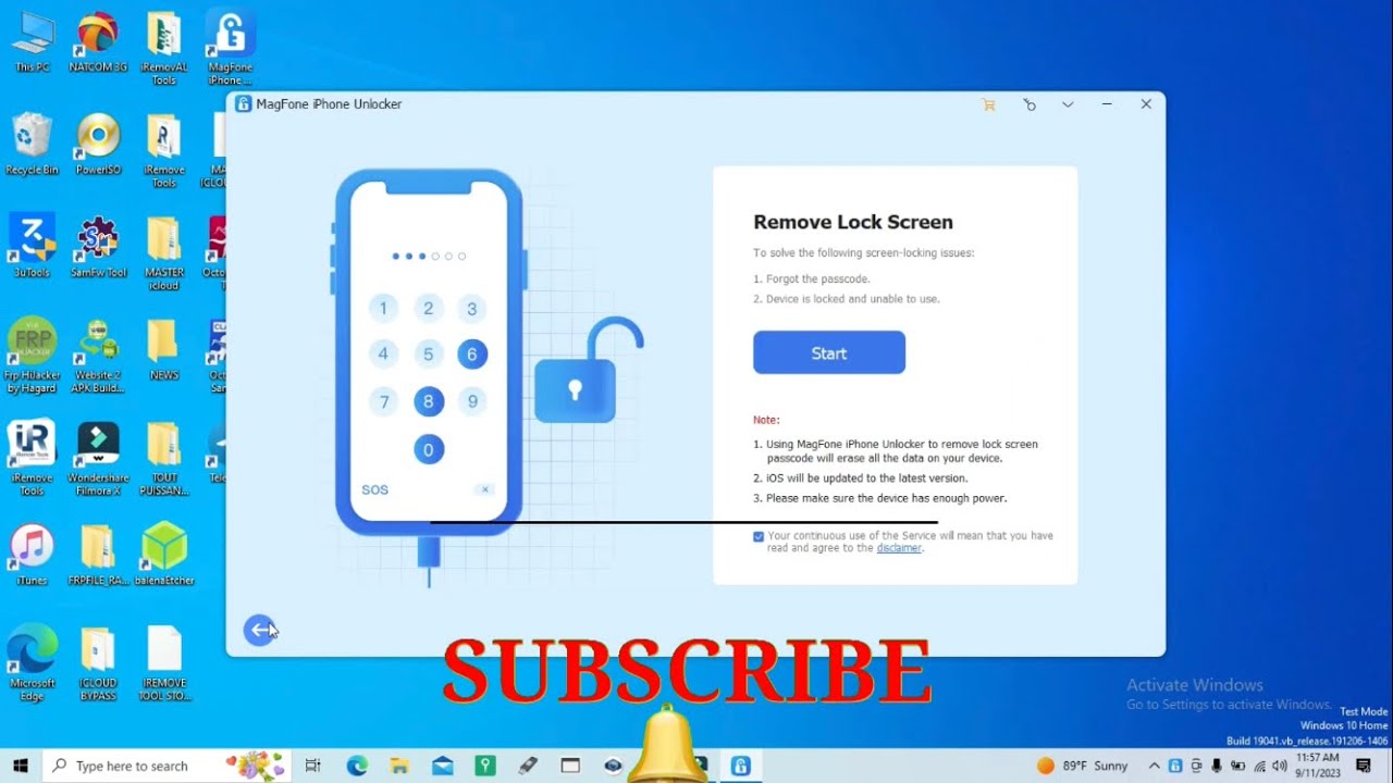 How to install iPhone unlocker setup on your laptop - YouTube