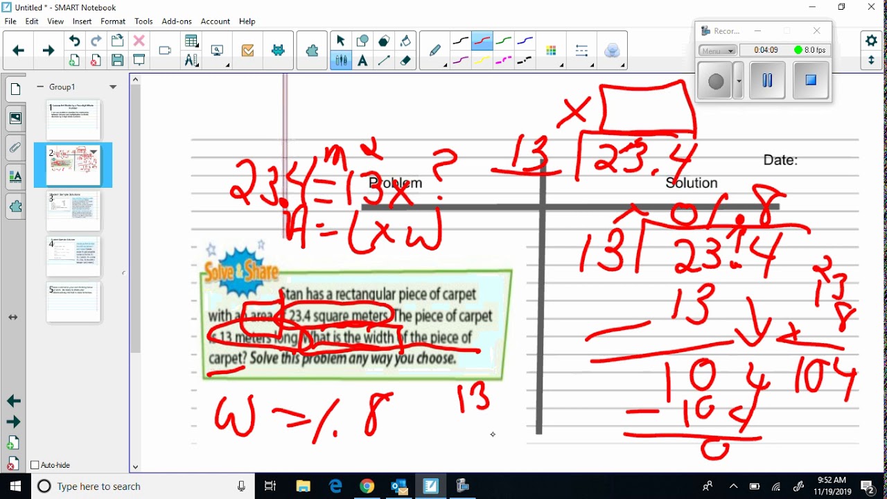 Lesson 6-4 Divide by a 2-Digit Whole Number Envision 2020 - YouTube