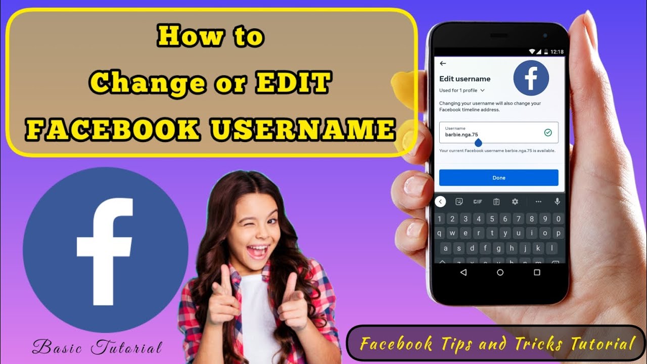 Paano palitan o edit ang USERNAME ng Facebook? - YouTube