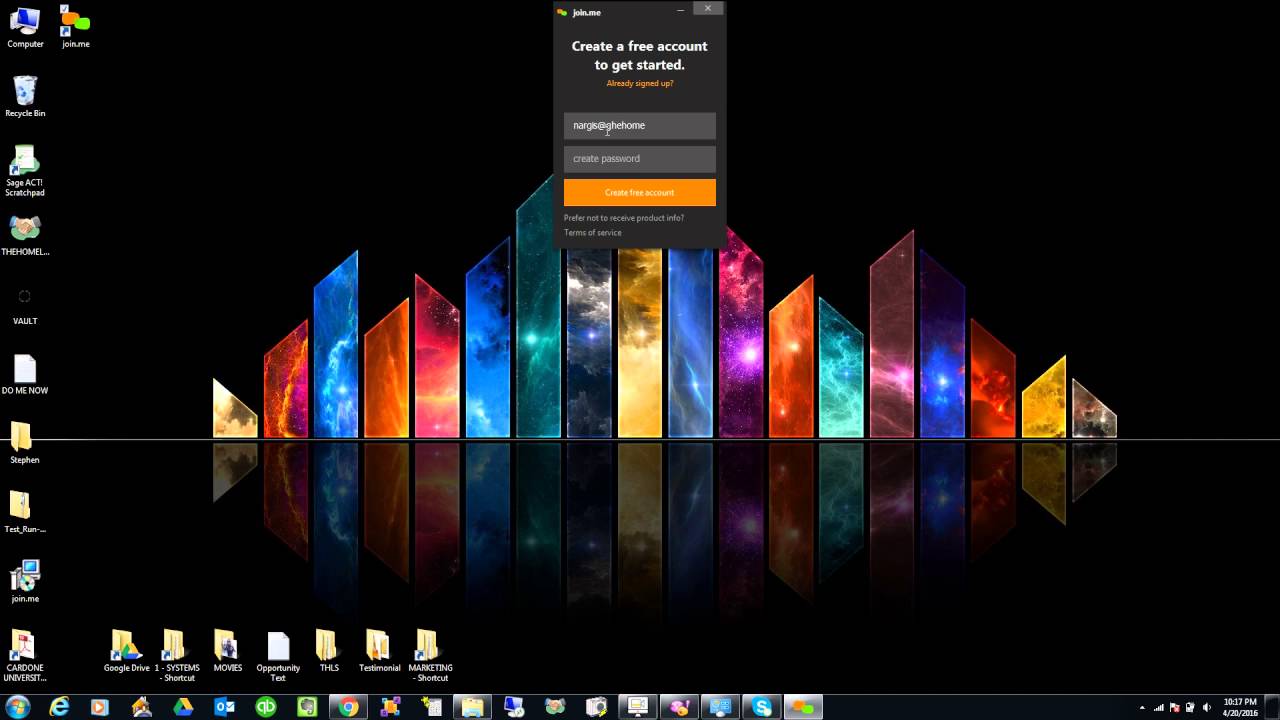 Join Me - How to share your screen with me - YouTube