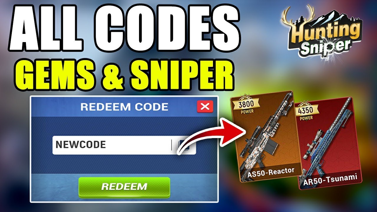 ALL HUNTING SNIPER CODES 2025 🎁 REDEEM CODE HUNTING SNIPER - YouTube