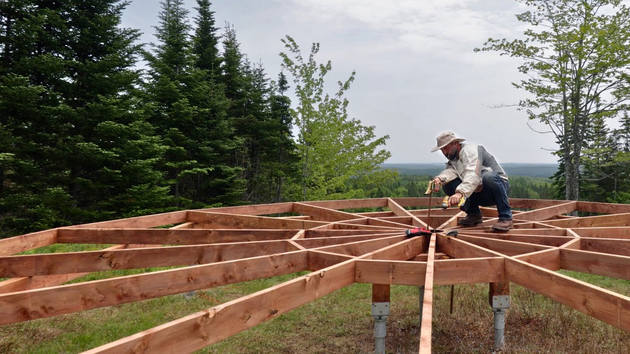 Building a Yurt Platform for Retirement Dreams - YouTube