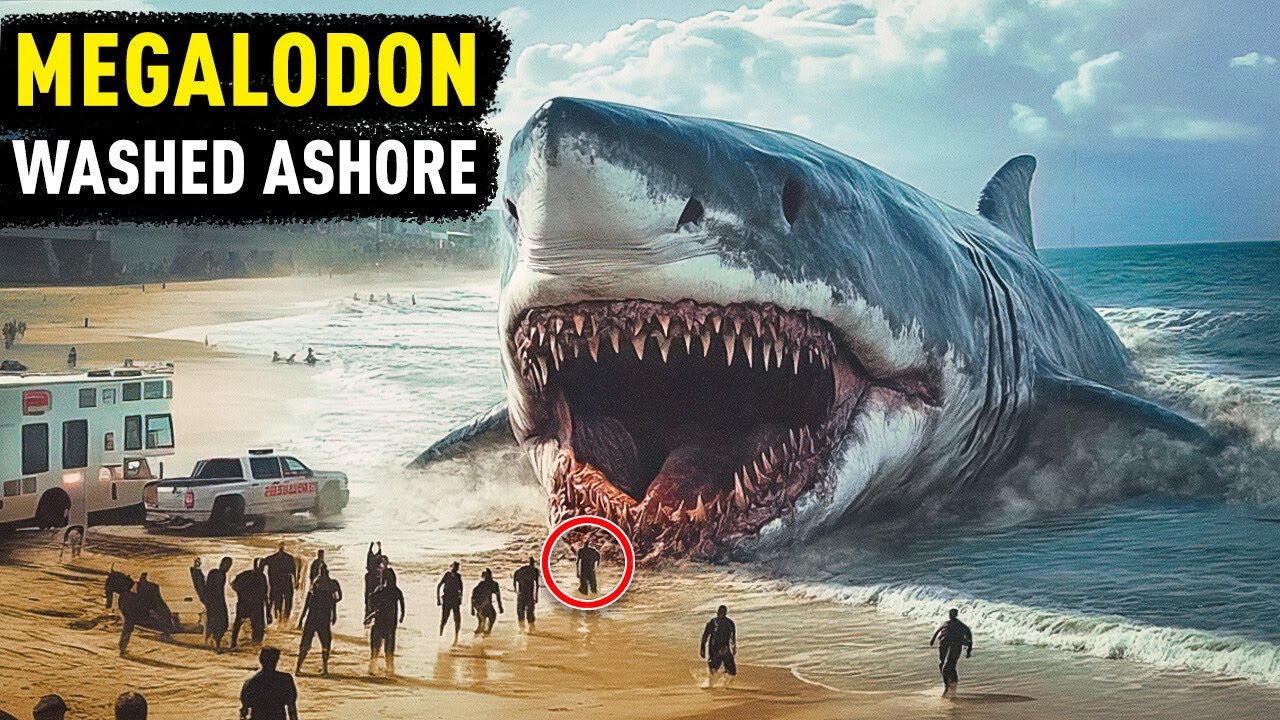 Terrifying Megalodon Found on Shoreline: Proof the Giant Shark Still ...