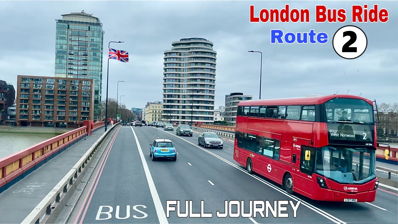 London Bus Ride 🇬🇧 Route 2 - Norwood to Marylebone Station | Full ...