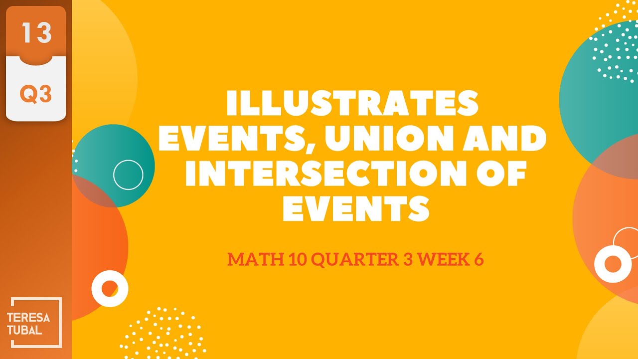 Illustrates Events, Union and Intersection of Events || G10Q3 ...