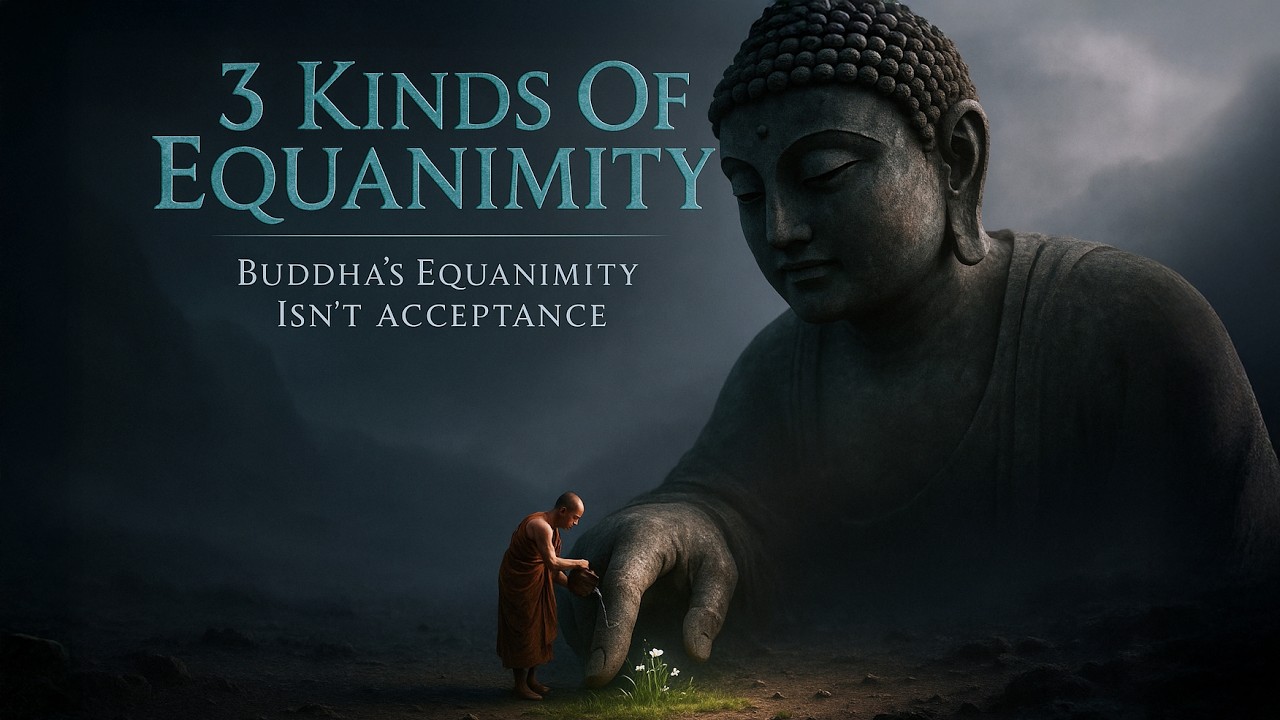Buddha's Equanimity Isn't Acceptance (Three Types of Equanimity) - YouTube