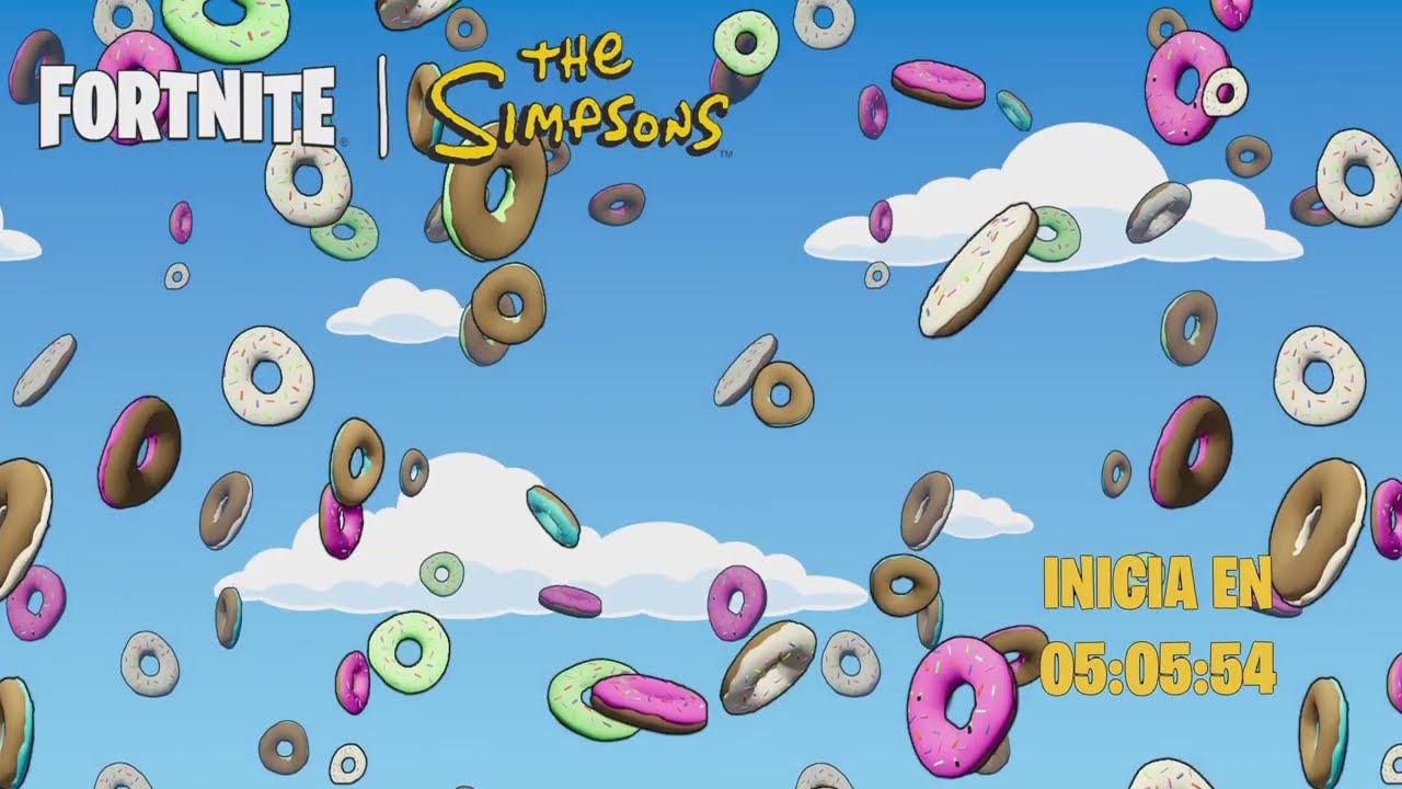 Fortnite X The Simpons event - YouTube