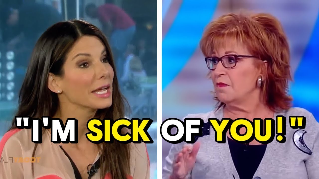 Joy Behar QUITS The View LIVE After Heated Clash With Sandra Bullock - YouTube