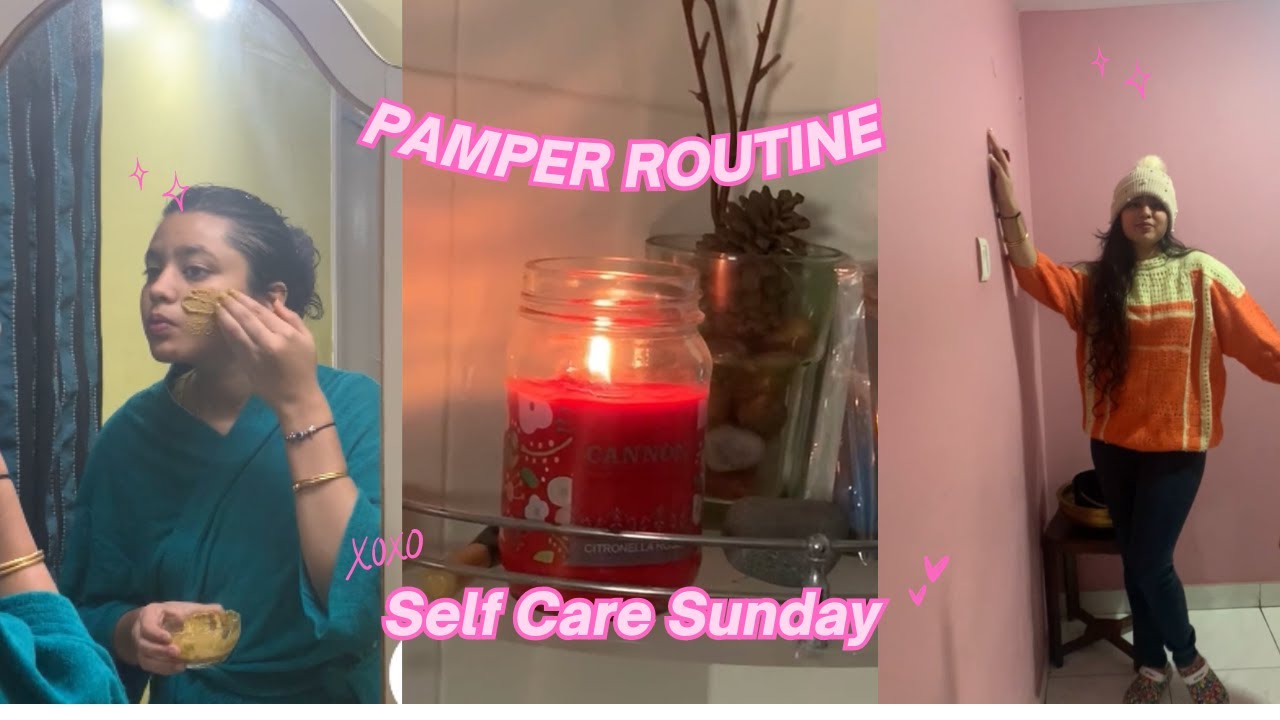SELFCARE SUNDAY|pamper routine|skin, hair, & body care#selfcare #glowup ...