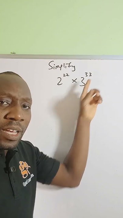 Learn how to simplify this easily! #simplification #numbers #indices #exponent #gpadlearnmaths ...