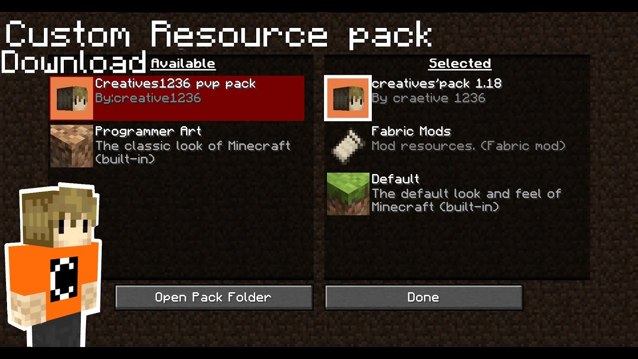 Creatives pack 1.18 [Pack download in discription] - YouTube