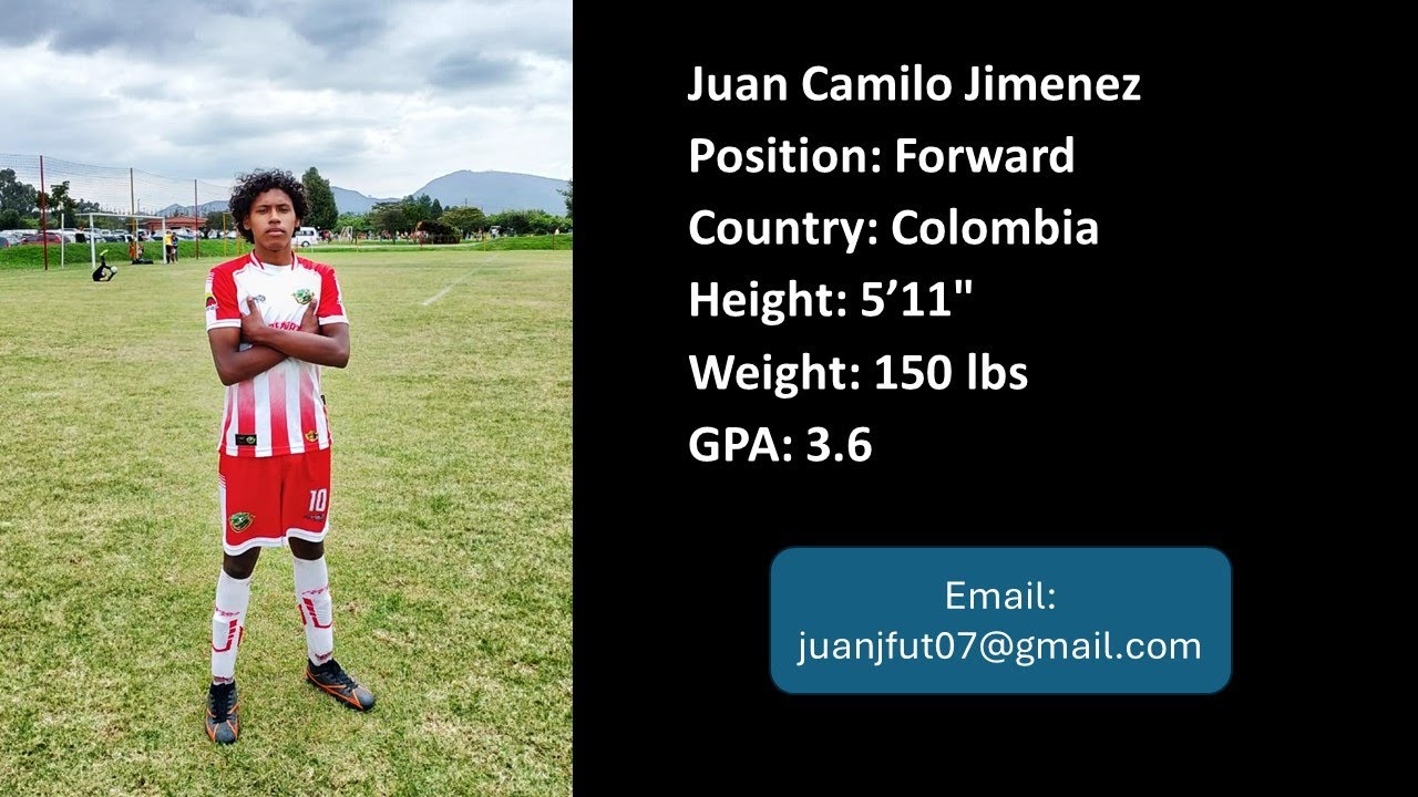 Juan Camilo Jimenez Recruiting Video - Men's Soccer - YouTube