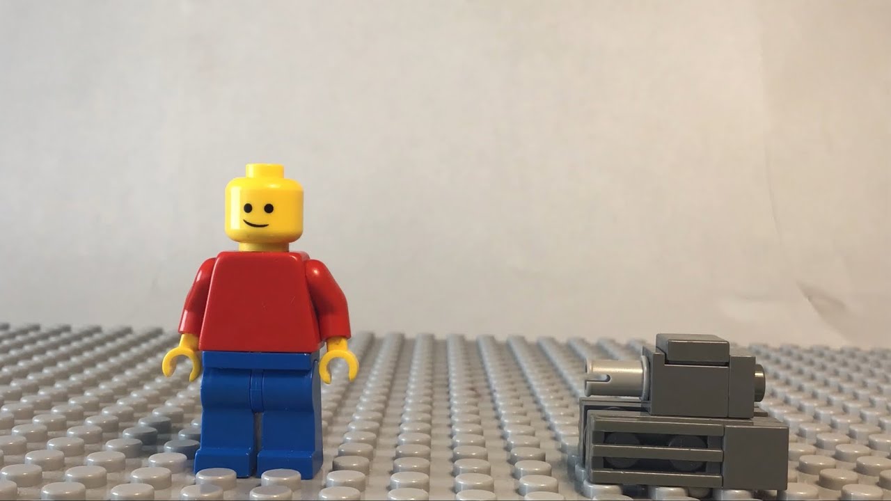 Lego man vs tank - YouTube