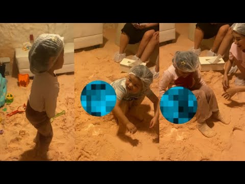 ketika cici Thalia buat toilet-toiletan untuk Ella, mami Nia yang kebelet sungguan 😂😂🤭