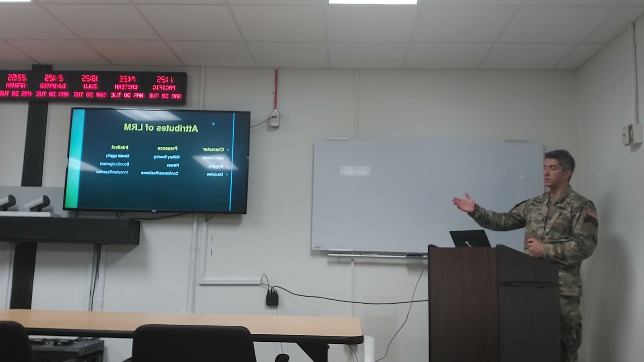 BLC Leadership and the Army Profession - YouTube