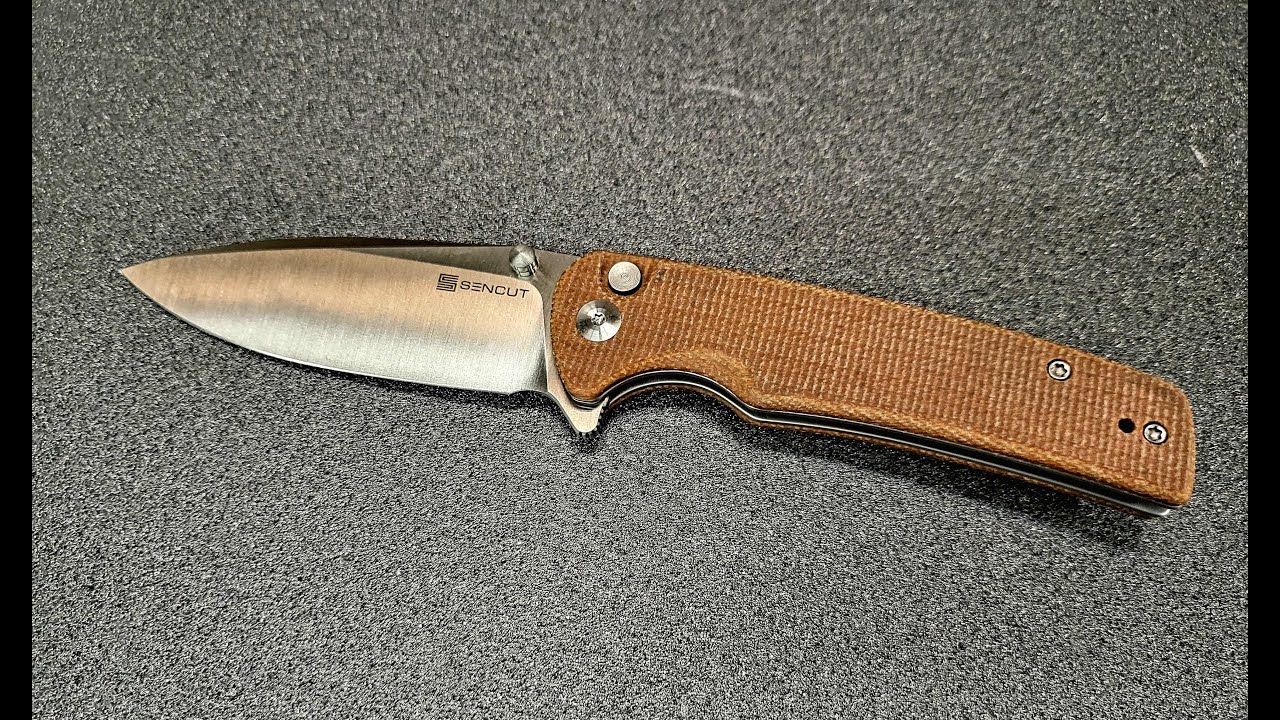 Sencut Sachse S21007-3 Brown Micarta unboxing. #edc #knife #knives ...