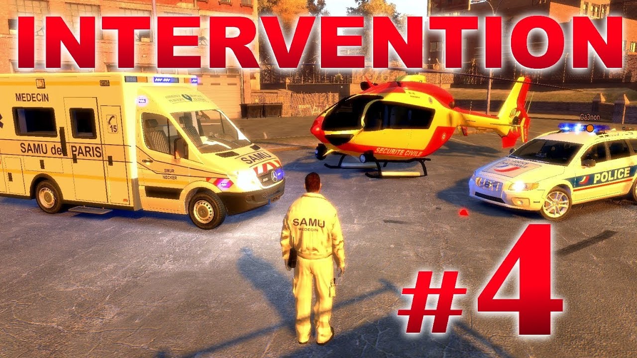 GTA IV Mods French : INTERVENTION 4 | SAMU PARIS - YouTube