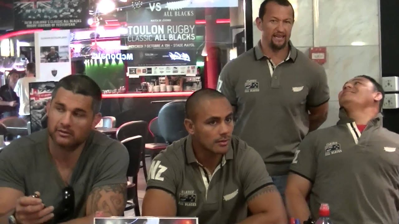 Rugby Classic All Blacks Team David Smith Cris Masoe Rudy Wulf Live in ...