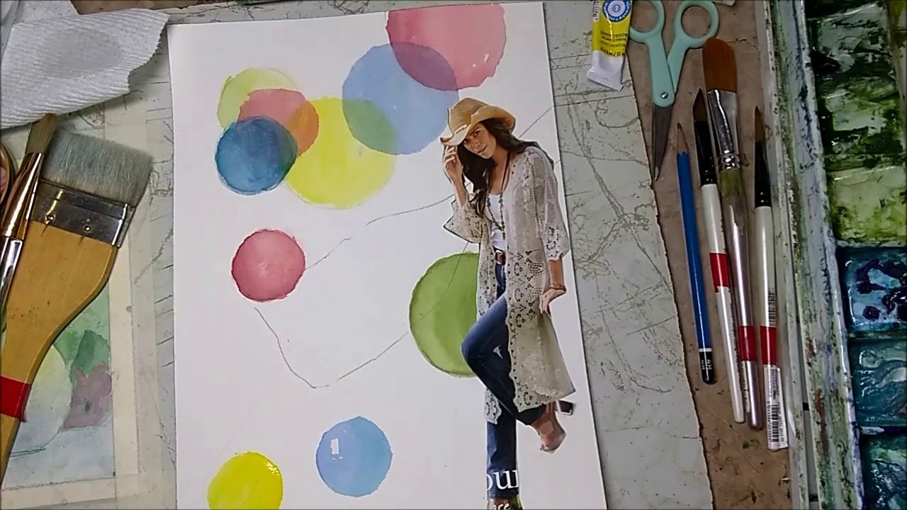 1.04 two examples of using Magazine cutouts - YouTube