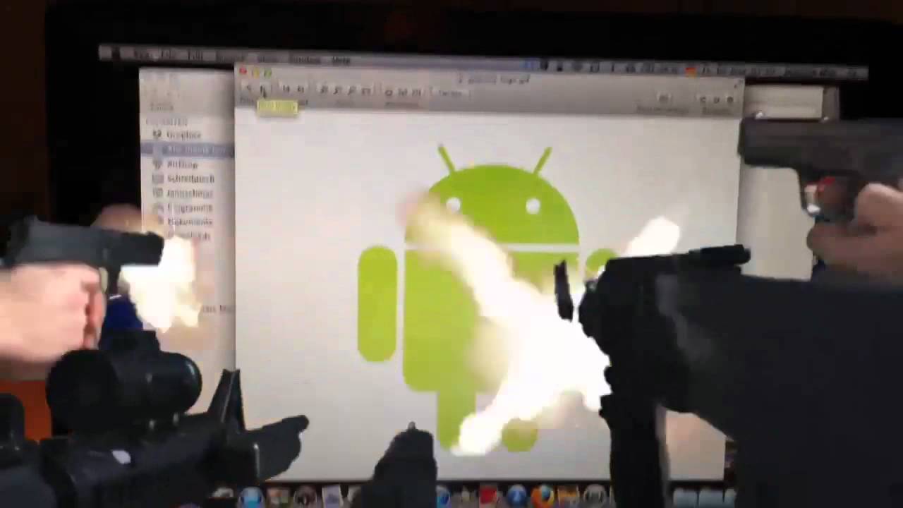 Destroying android - iPhone action movie fx - YouTube