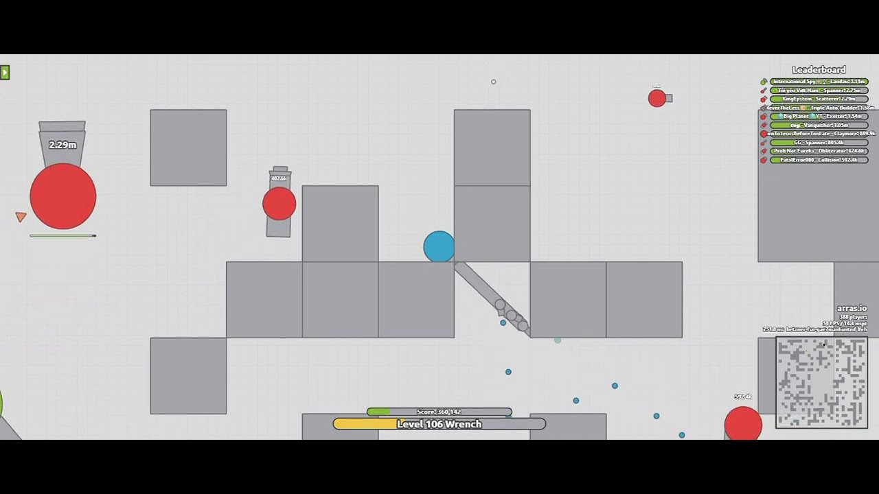 When you survive as a wrench. - Arras.io - YouTube