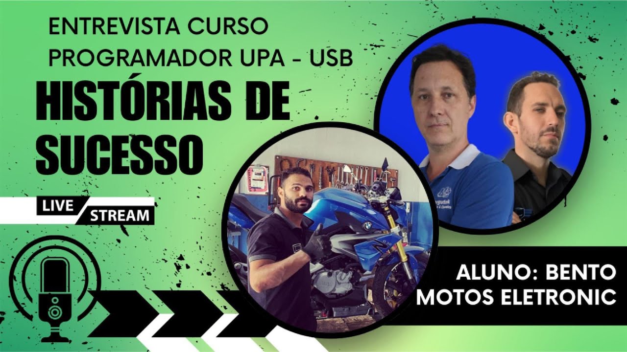 Link Abaixo👇 - ENTREVISTA: BENTO MOTOS ELETRONIC - CURSO PROGRAMADOR UPA- USB - YouTube