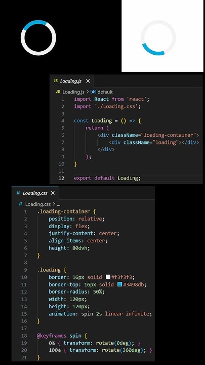Create a Stunning Loading Spinner in ReactJS - YouTube