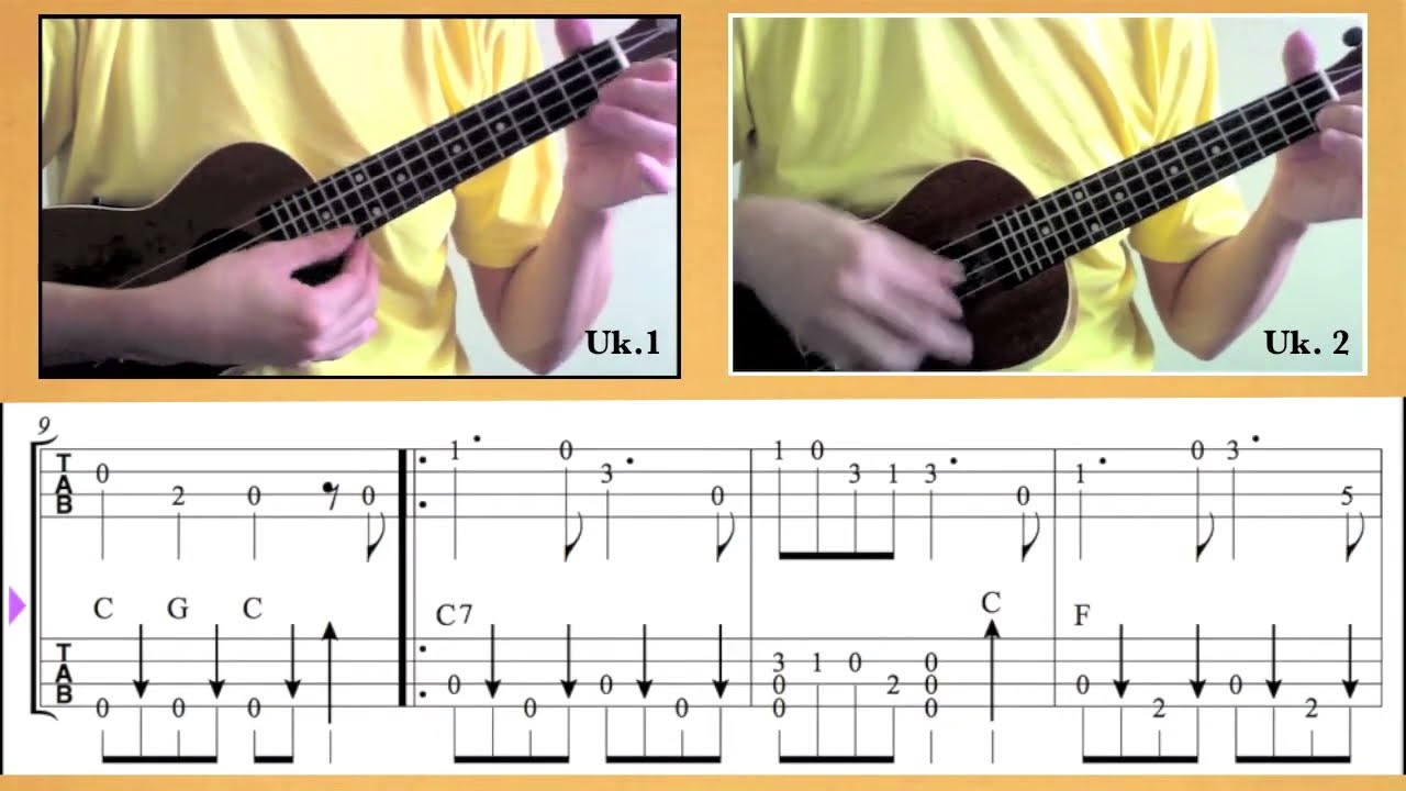 The Merry Farmer /Schumann (Ukulele Duet) [TAB] - YouTube