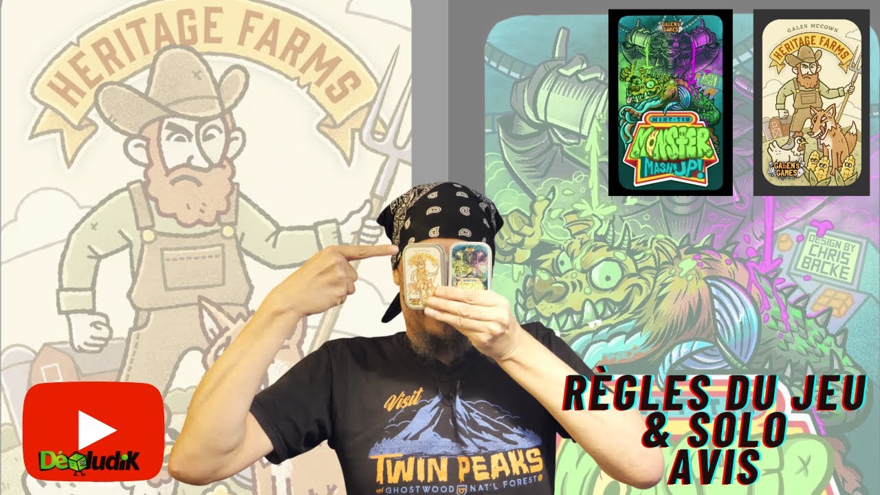 Heritage Farms/Monster Mash Up - Règles du Jeu & du Solo +Avis - Galen ...