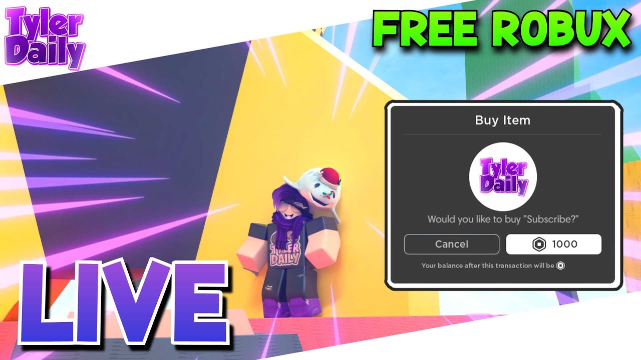 🔴TYLER DAILY LIVE | Pls Donate Live | I HAVE RETURNED - YouTube