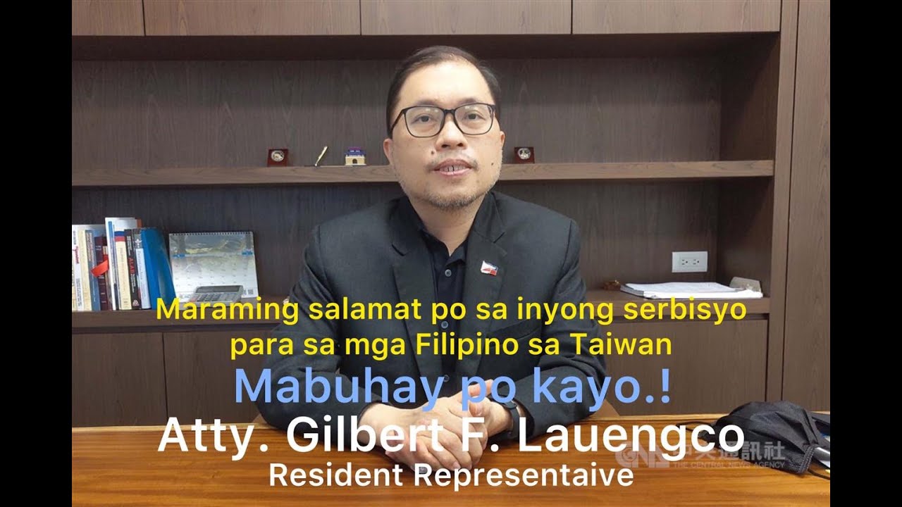 Ang pagpapaalam! Final broadcast of MECO Taiwan Resident Representative ...