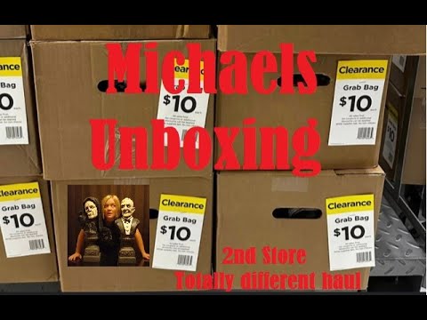Michaels Grab Bags - Comparing Different Stores - YouTube