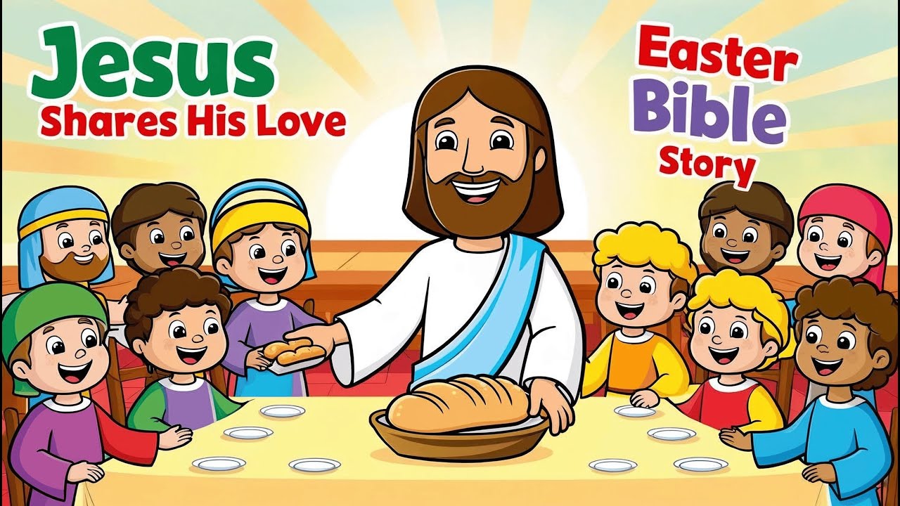 Easter Bible Story: The Last Supper Animation for Kids - YouTube