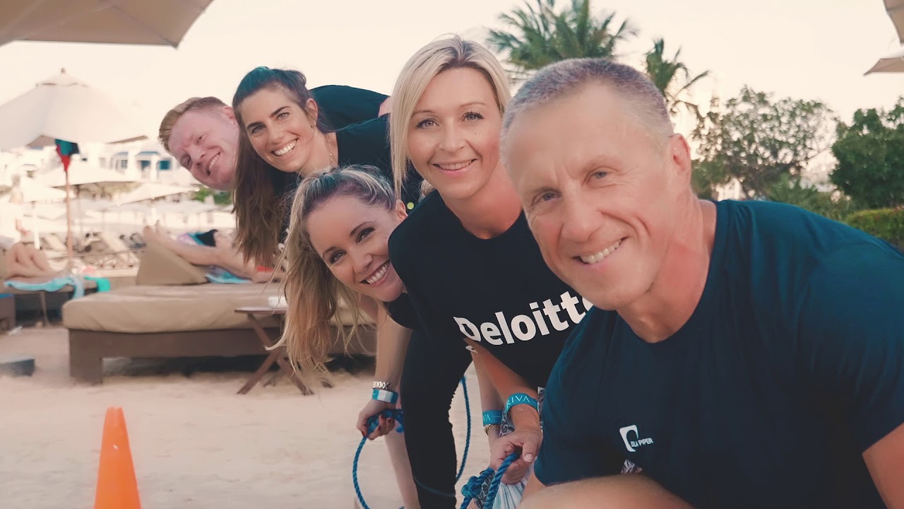 IGNITE team building & DLA Piper Beach Day - YouTube
