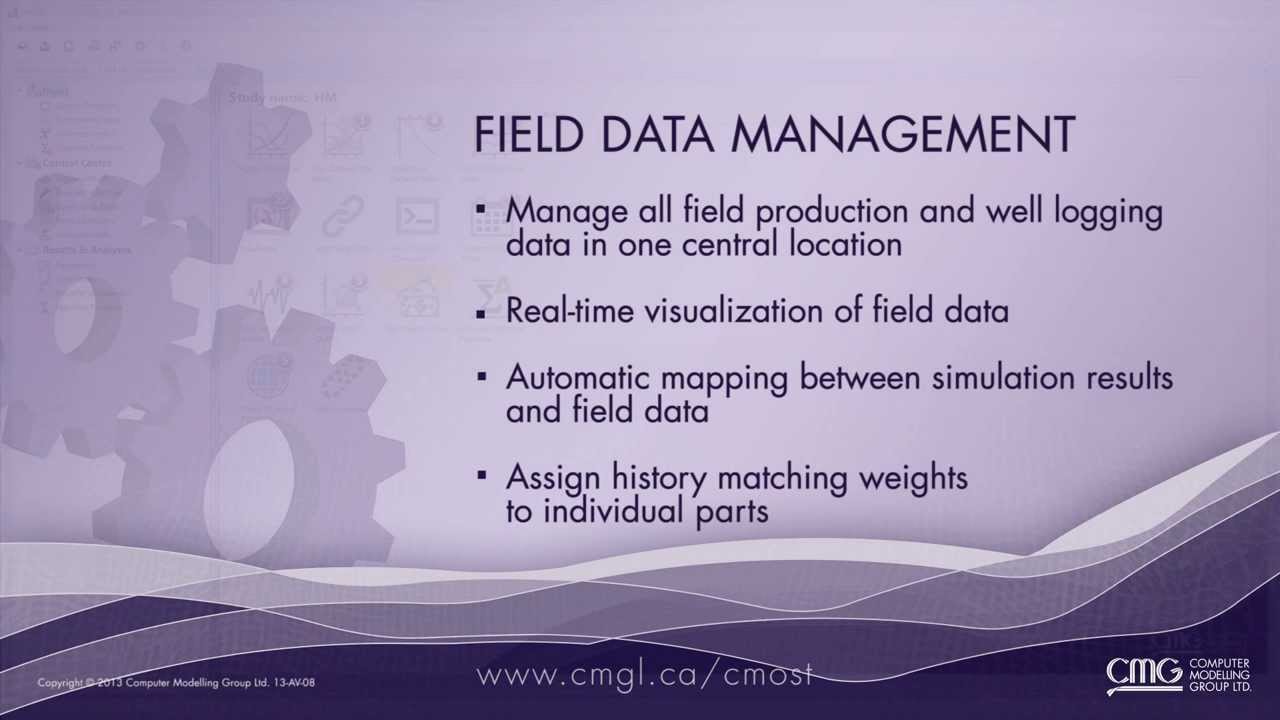 CMG CMOST Field Data Management - YouTube